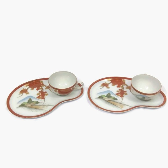 Arita Japan | Dining | 4 Pc Vintage Arita Ware Japan Tea Cup Saucer Set ...